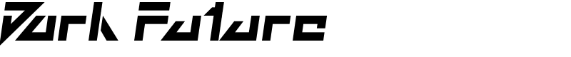 Dark Future Font Free Download | Font Spy