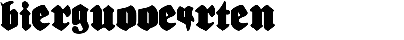 Biergarten Font Free Download | Font Spy