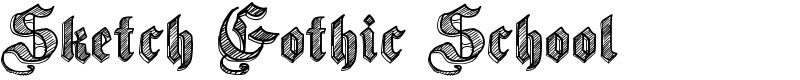 Sketch Gothic School Font Free Download | Font Spy
