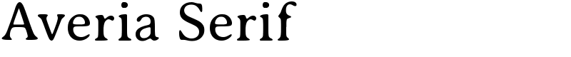Averia Serif Font Free Download