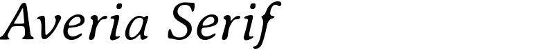 Averia Serif Font Free Download | Font Spy