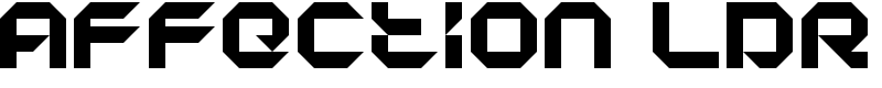 Affection LDR Font Free Download | Font Spy