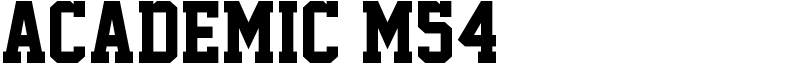 Font Spy | Academic M54 Font Free Download