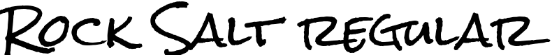Font Spy | Rock Salt Font Free Download