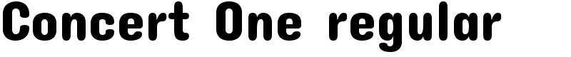 Concert One Font Free Download | Font Spy