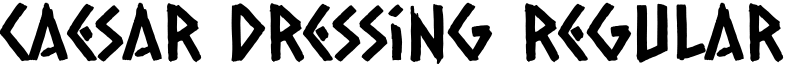 Font Spy | Caesar Dressing Font Free Download