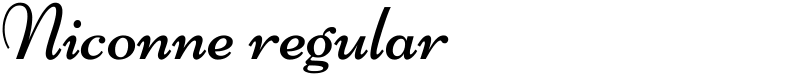 Niconne Font Free Download | Font Spy