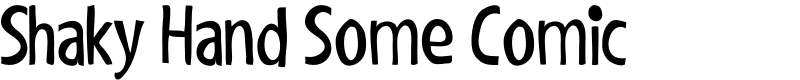 Font Spy | Shaky Hand Some Comic Font Free Download