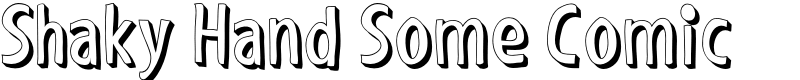 Font Spy | Shaky Hand Some Comic Font Free Download