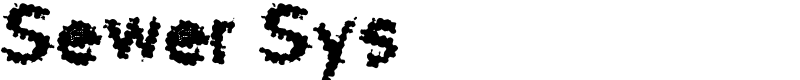 Font Spy | Sewer Sys Font Free Download