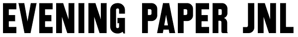 Evening Paper JNL Font | Font Spy