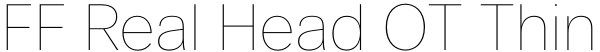 FF Real Head Font