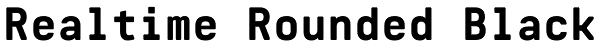 Realtime Rounded Font | Font Spy