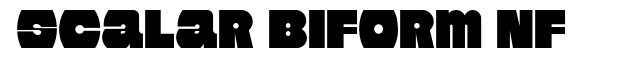 Scalar Biform NF Font | Font Spy
