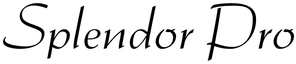 Font Spy | Splendor Pro Font